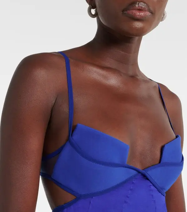 NENSI DOJAKA Silk Minidress
