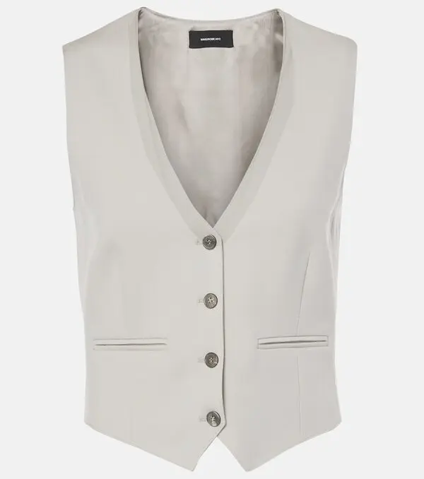 Wardrobe.NYC Virgin Wool Waistcoat - Grey