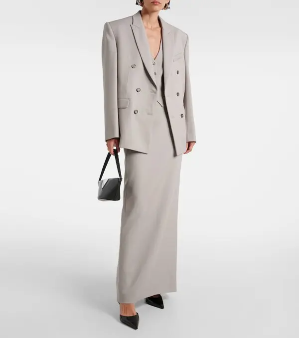 Wardrobe.NYC Virgin Wool Waistcoat - Grey