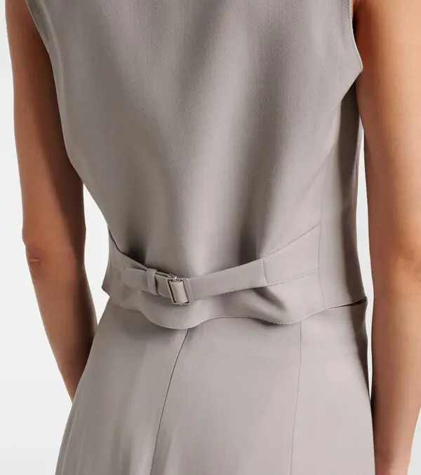 Wardrobe.NYC Virgin Wool Waistcoat - Grey