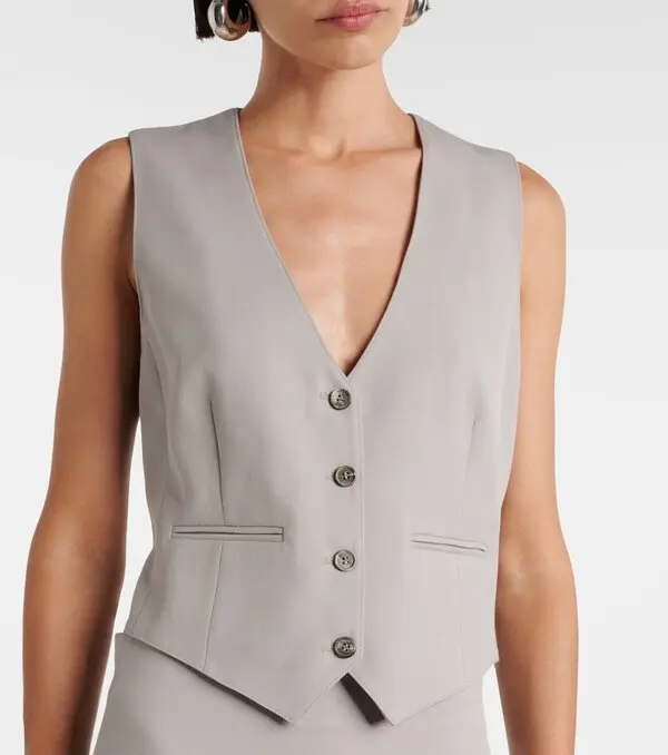 Wardrobe.NYC Virgin Wool Waistcoat - Grey