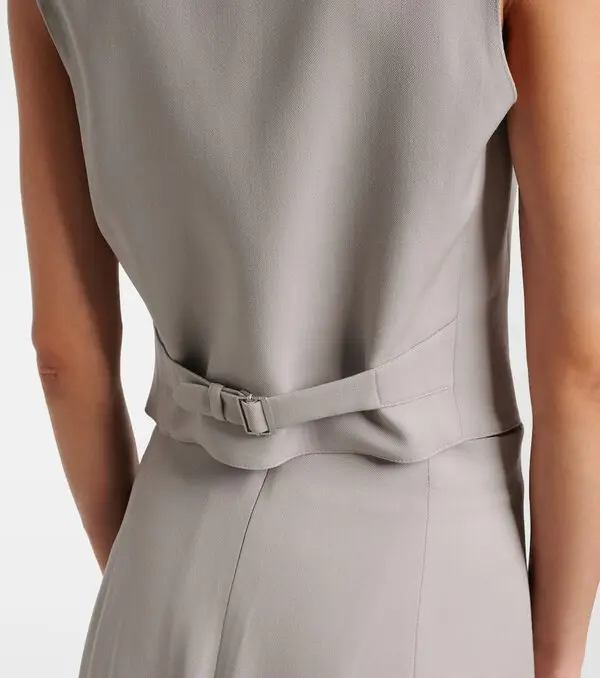 Wardrobe.NYC Virgin Wool Waistcoat - Grey