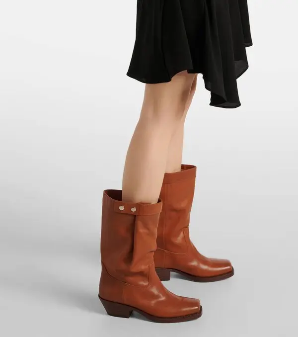 Isabel Marant Ademe Leather Ankle Boots