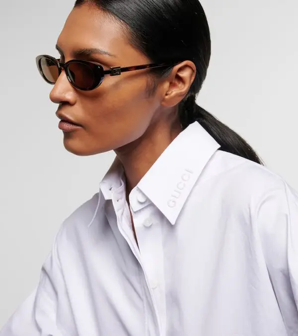 Gucci Cat-eye Sunglasses - Brown
