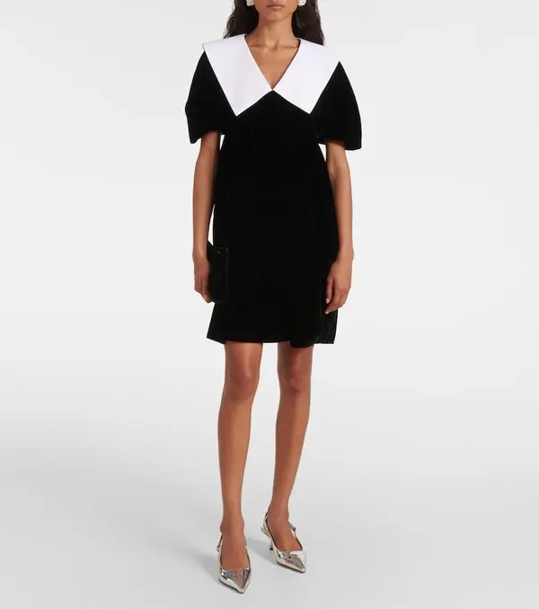Nina Ricci Velvet Mini Dress