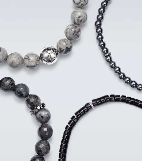 SYDNEY EVAN 14kt White Gold Bracelet Bundle With Diamonds