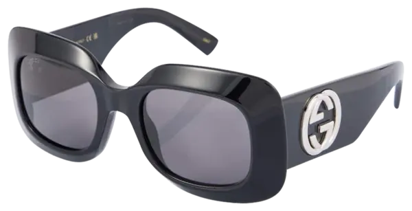 Gucci Fifth Avenue Oversized Sunglasses - Black