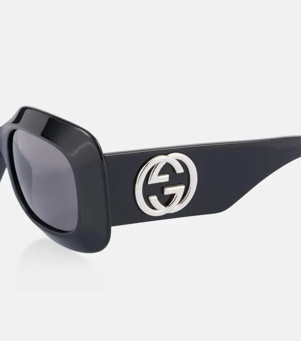 Gucci Fifth Avenue Oversized Sunglasses - Black