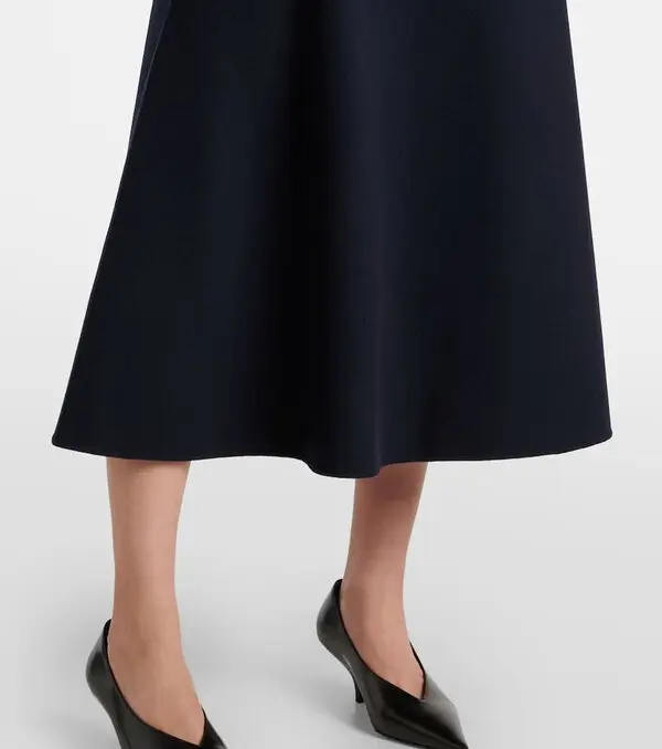 Max Mara Nevada Wool Midi Skirt