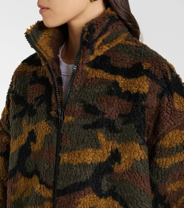 Vetements Camouflage Fleece Jacket - Green