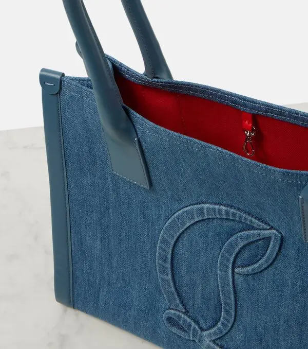 CHRISTIAN LOUBOUTIN By My Side Large Tote Bag - Blue
