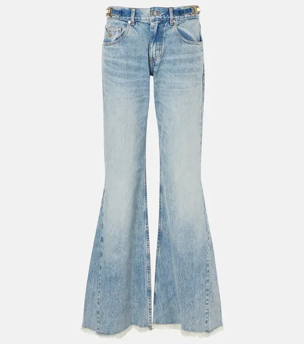 Stella McCartney Low-rise Flared Jeans - Blue