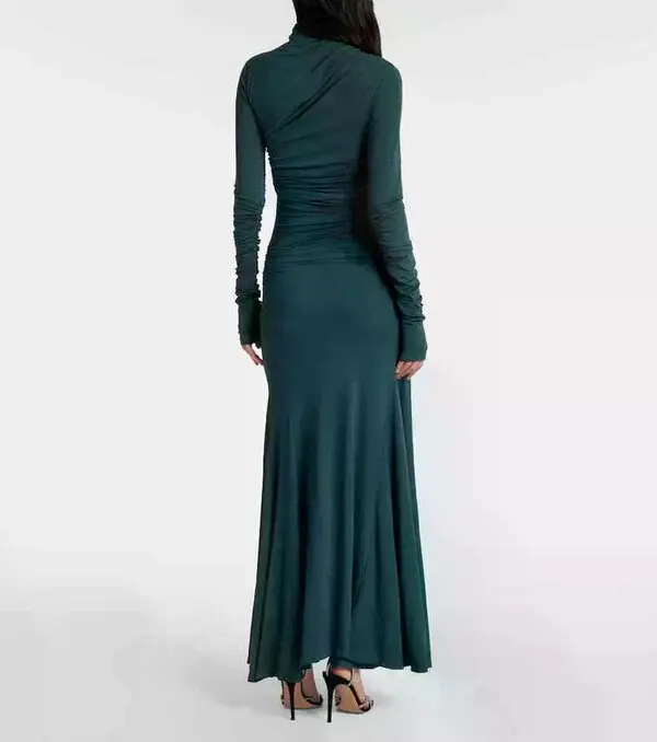 Tove Africa Crêpe Jersey Maxi Dress - Blue