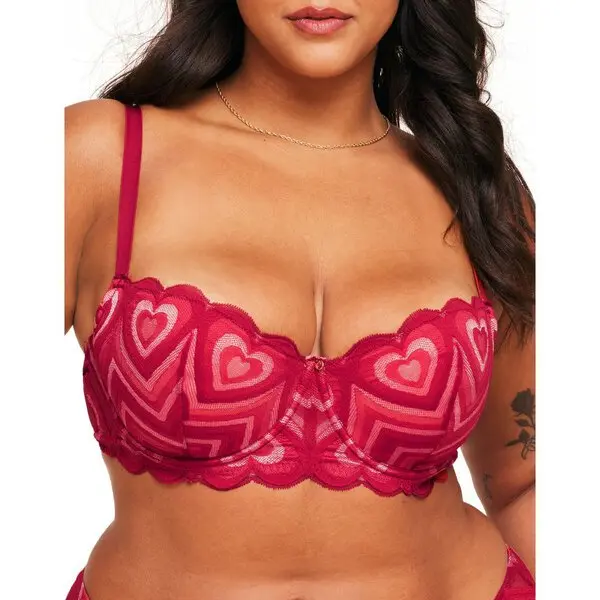 ADORE ME Amorina Contour Balconette Bra - Dark Red