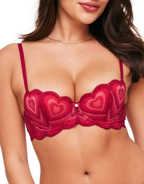 ADORE ME Amorina Contour Balconette Bra - Dark Red