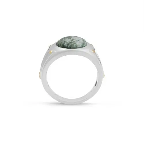 LUVMYJEWELRY Seraphinite Signet Ring