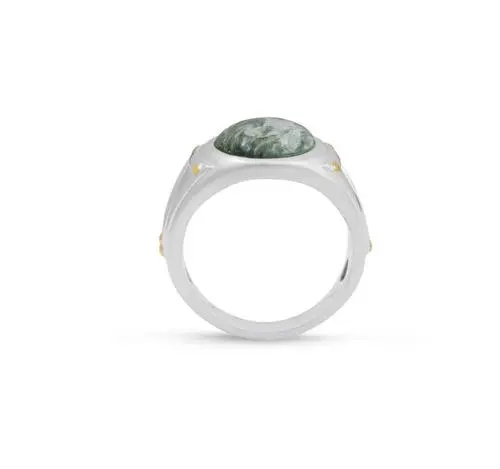 LUVMYJEWELRY Seraphinite Signet Ring