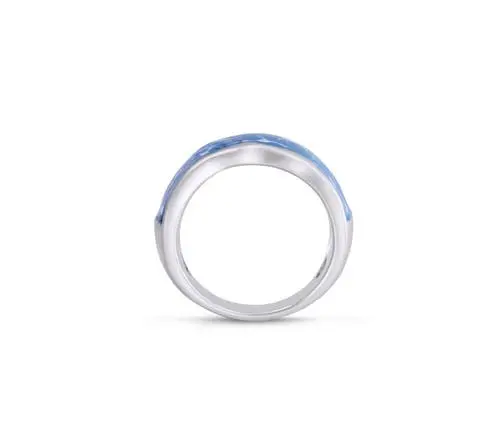 LUVMYJEWELRY Sterling & Enamel Band Ring