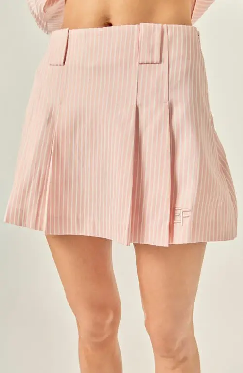 English Factory Striped Skort - Pink