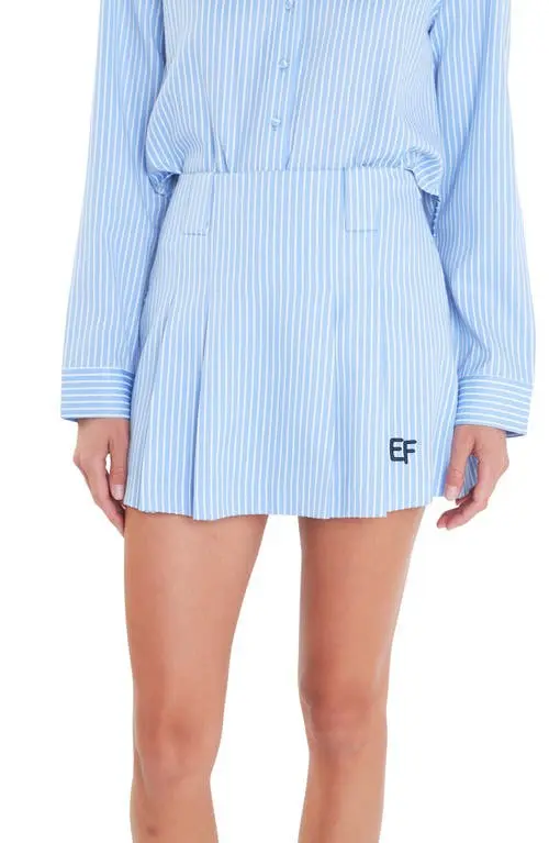 English Factory Striped Skort
