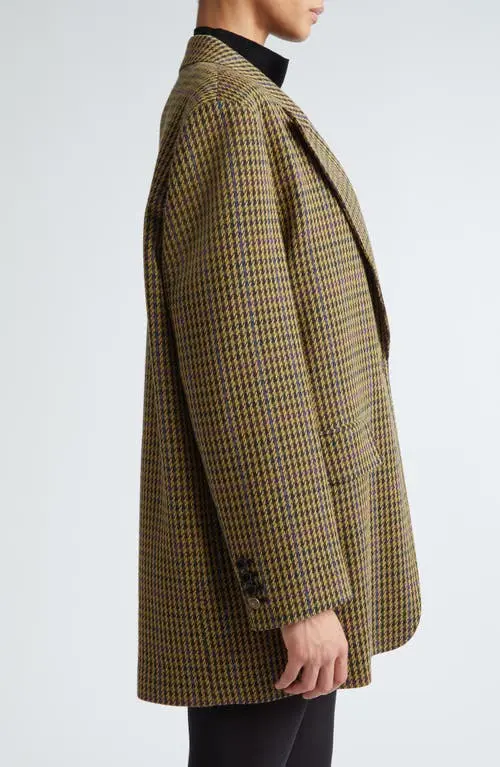 Max Mara Atlanta Houndstooth Wool-blend Blazer