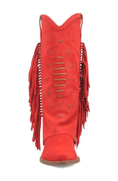 DINGO Spirit Trail Knee High Western Boot - Red