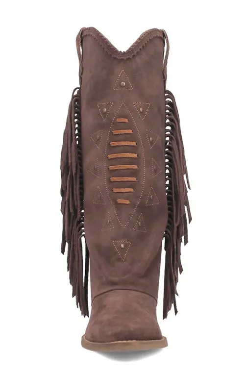 DINGO Spirit Trail Knee High Western Boot - Brown