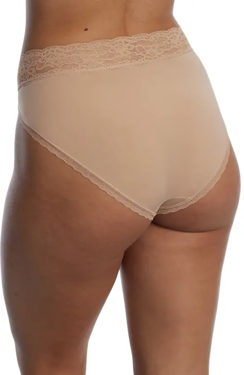 SKARLETT BLUE Goddess Lace Trim French Cut Brief - Nylon
