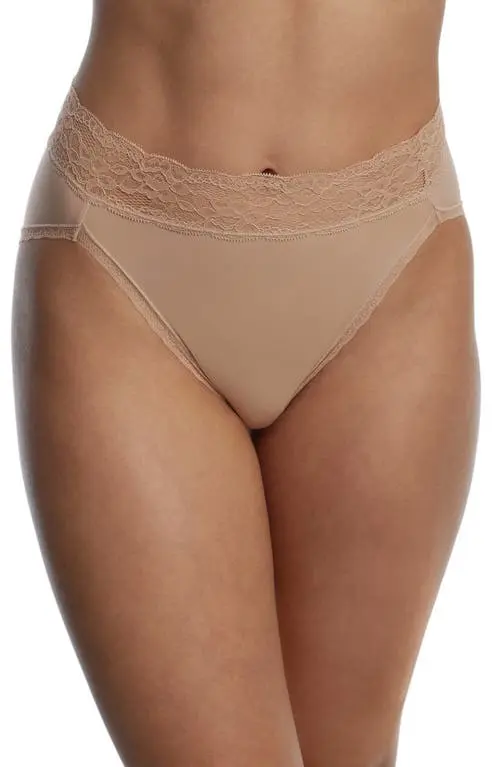 SKARLETT BLUE Goddess Lace Trim French Cut Brief - Nylon