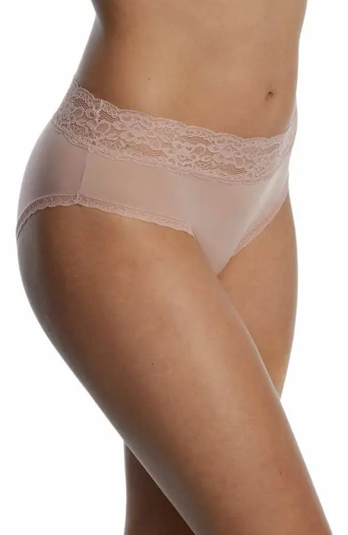 SKARLETT BLUE Goddess Lace Trim Hipster - Romance