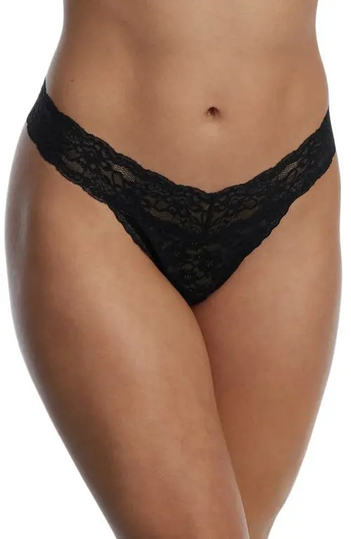 SKARLETT BLUE Goddess Lace Thong - Black