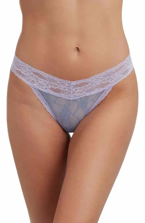 SKARLETT BLUE Goddess Lace Thong - Ice Purple/blue Violet