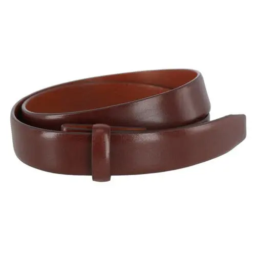 Trafalgar Cortina Leather Compression Belt Strap 30mm - Mahogany