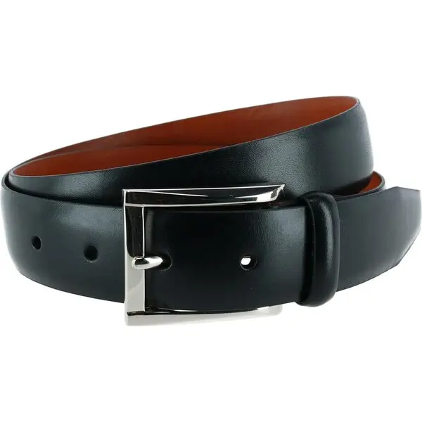 Trafalgar Broderick 32mm Leather Dress Belt - Black
