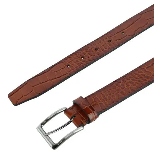 Trafalgar Matisse 35mm Croc-embossed Leather Belt