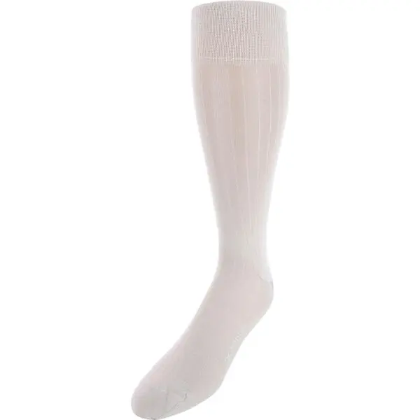 Trafalgar Jasper Mercerized Cotton Ribbed Socks - Tan