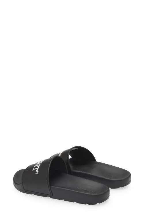 Off-White Quote Slide Sandal