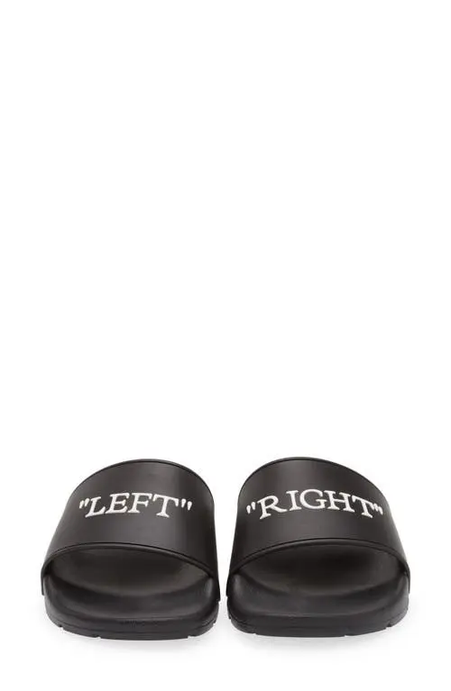Off-White Quote Slide Sandal