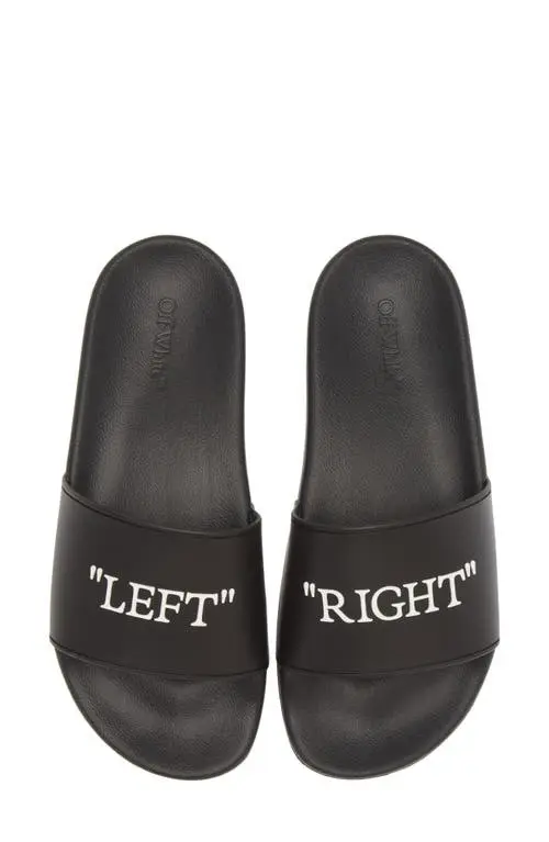 Off-White Quote Slide Sandal