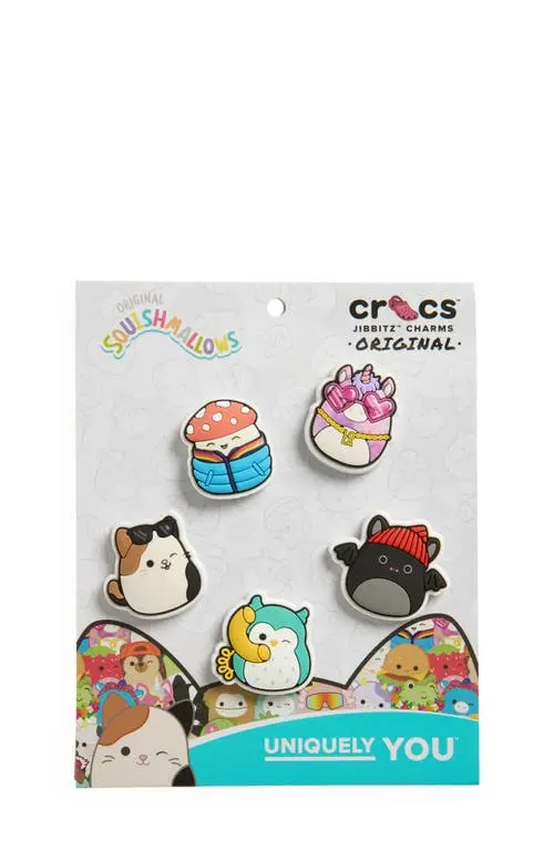 CROCS Squishmallows Assorted Five-pack Jibbitz Shoe Charms - White