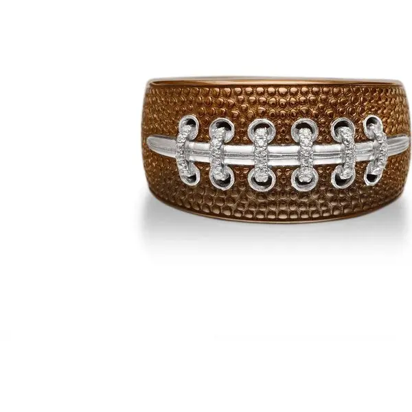 LUVMYJEWELRY Diamond Band Ring - Brown