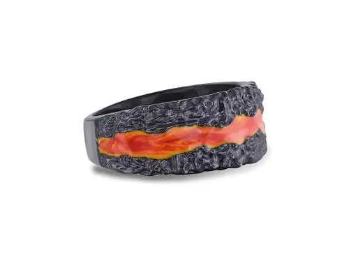 LUVMYJEWELRY Sterling & Enamel Band Ring