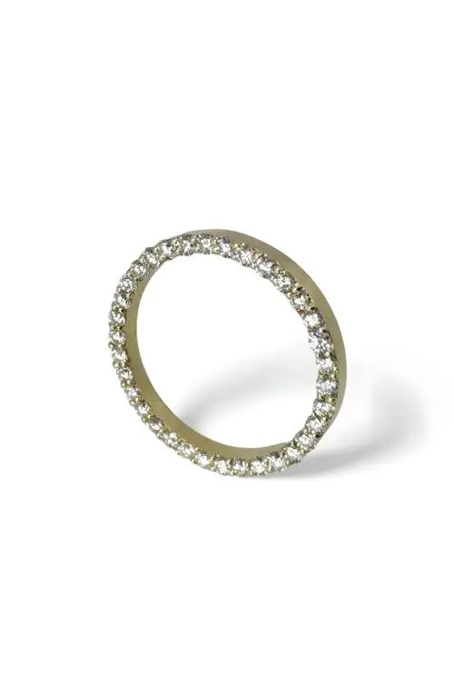 LESLIE PAIGE Puzzle Diamond Band Ring - Yellow Gold/diamond