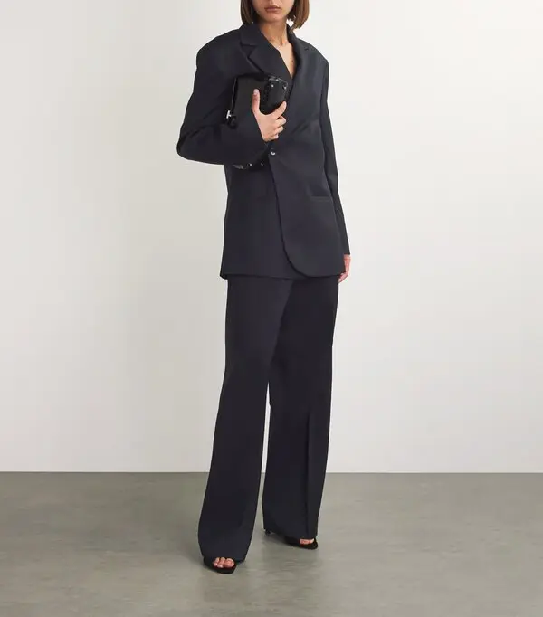 RÓHE Wool Overlap Blazer