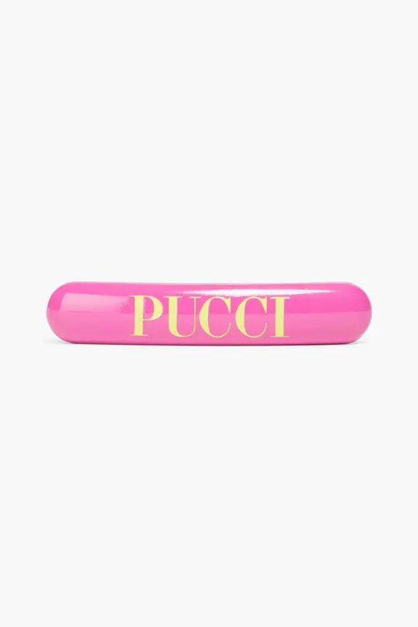 Emilio Pucci Logo-print Hair Clip - Pink