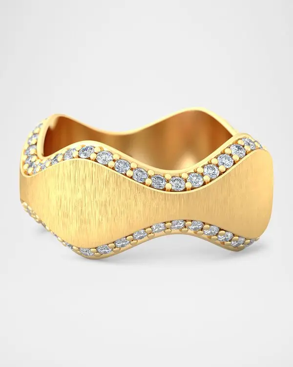 JAMIE TURNER 18k Gold Ring With Diamonds - Diamond & Gold