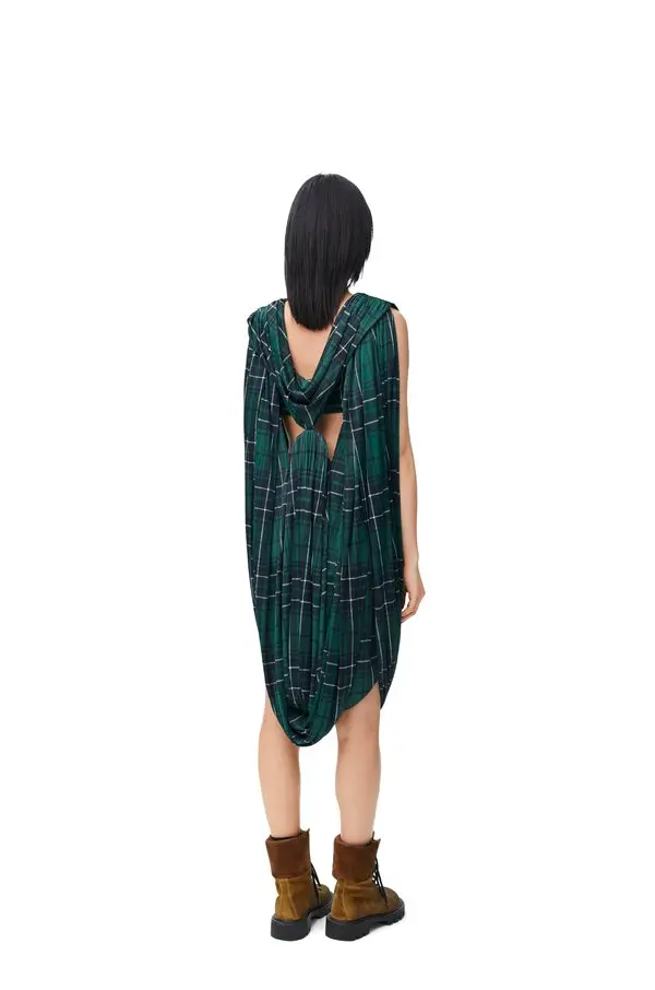 loewe green dress BABARONI V-neck Ruffled Bodice Max Velvet Dresses With Silt Dusty Sage, Dusty Sage / US0 main image 1