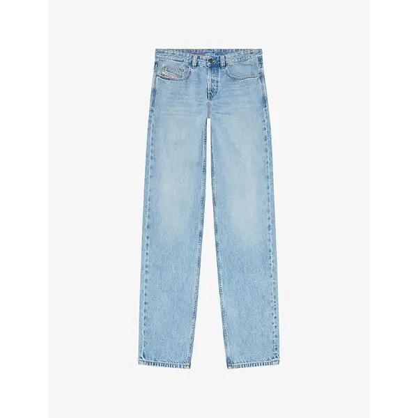 DIESEL® 20 D-macro Relaxed-fit Straight-leg Jeans - 01