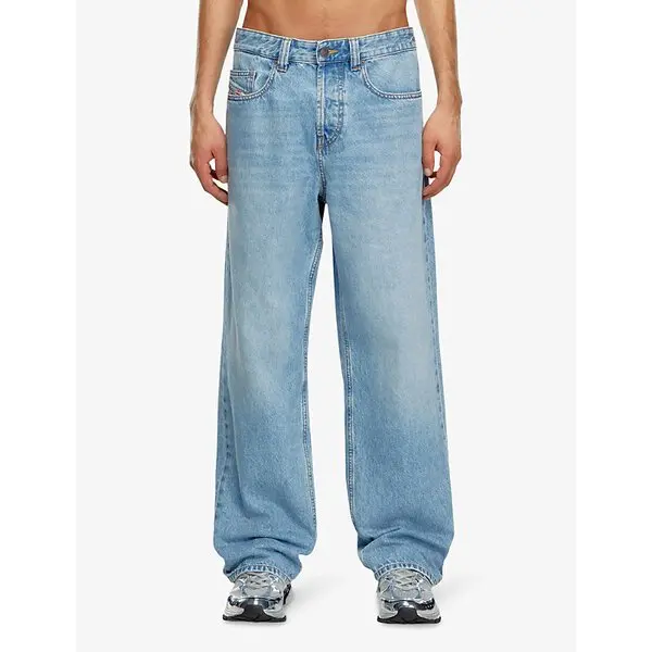 DIESEL® 20 D-macro Relaxed-fit Straight-leg Jeans - 01