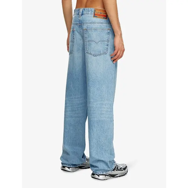 DIESEL® 20 D-macro Relaxed-fit Straight-leg Jeans - 01